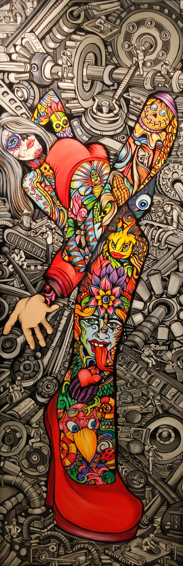 Tattoo Lady | Keith Eccles Art